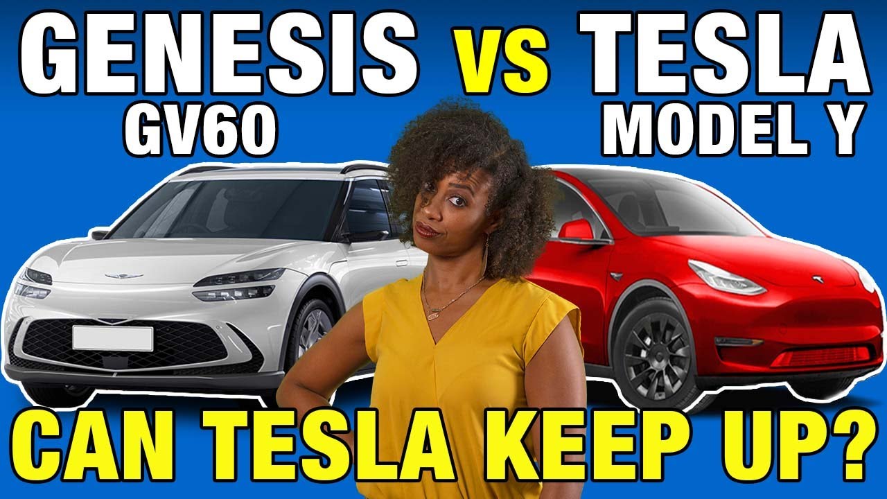 Genesis GV60 vs. Tesla Model Y | Compact Luxury Electric SUV Comparison ...