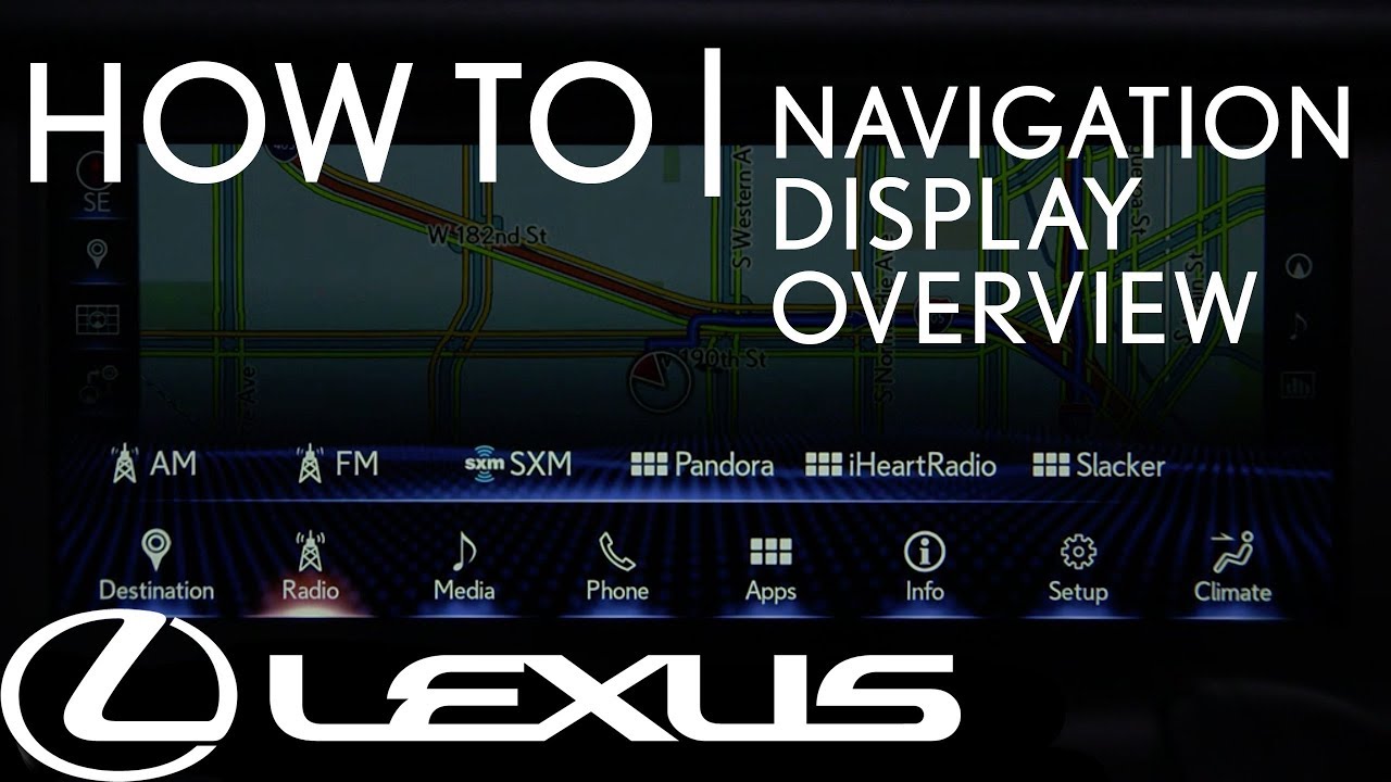 How-To Use The Navigation Display Overview | Lexus - EVSHIFT