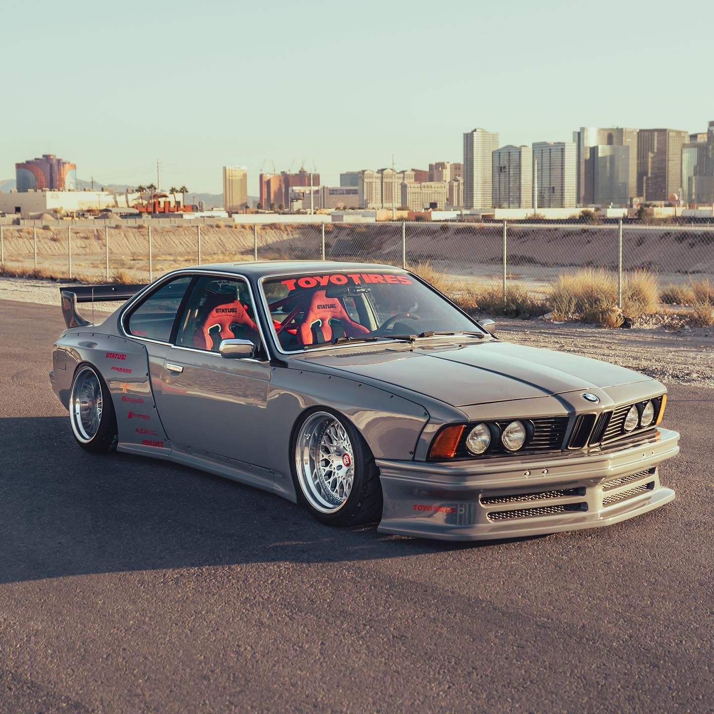BMW E24 with Coutner widebody kit - EVSHIFT