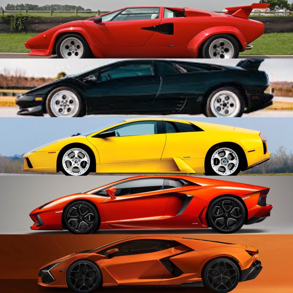 Lamborghini flagship side profiles - EVSHIFT