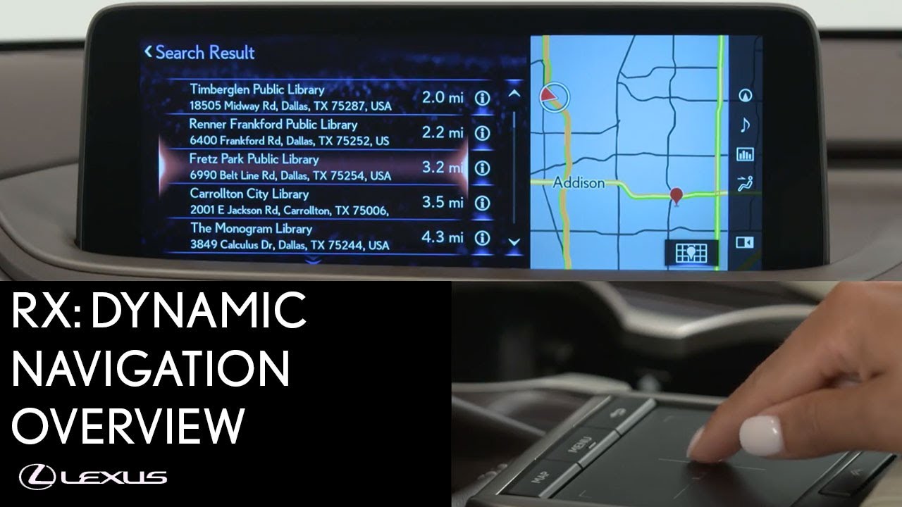 Lexus How-To: RX 350 Dynamic Navigation Overview | Lexus - EVSHIFT