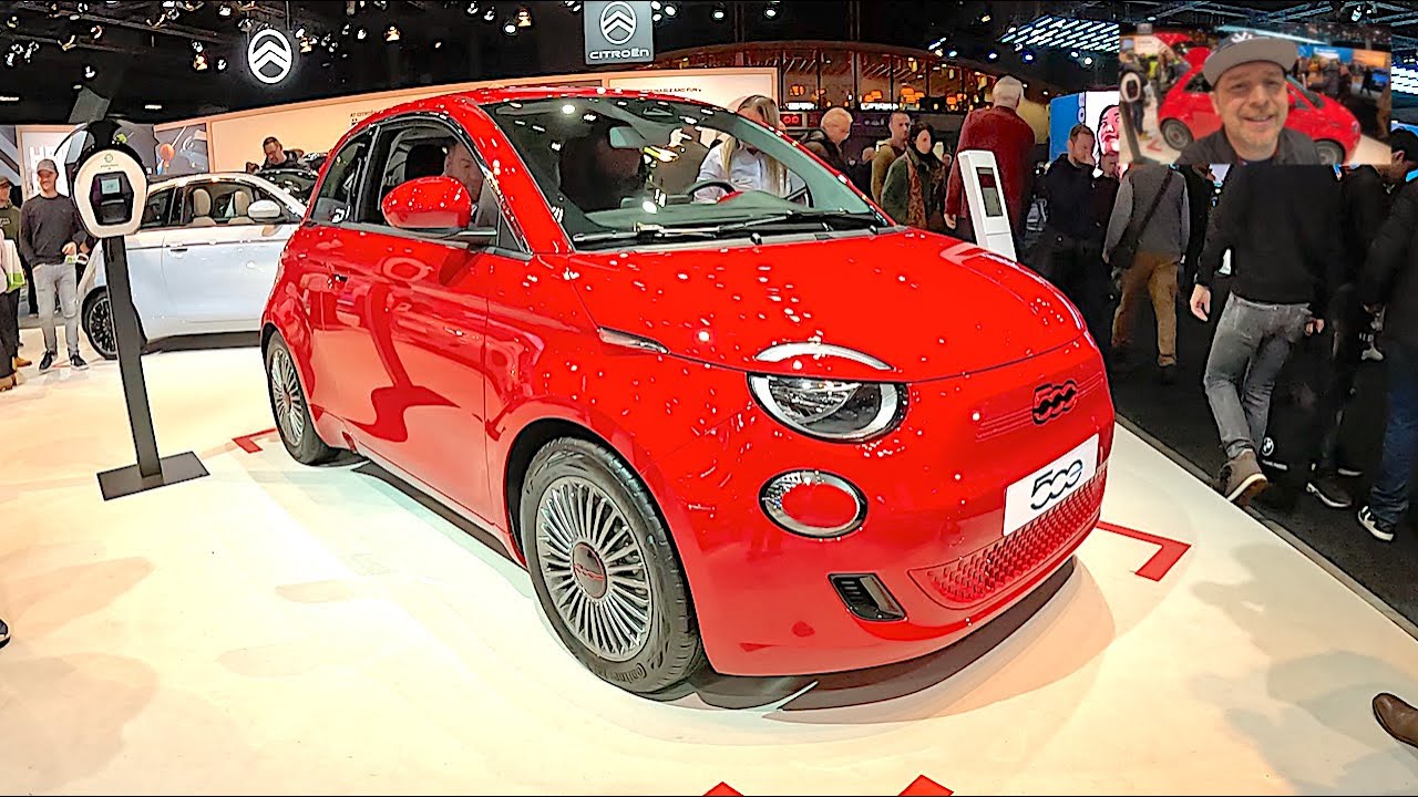 Fiat 500 e red edition electro all new model full electric car ...