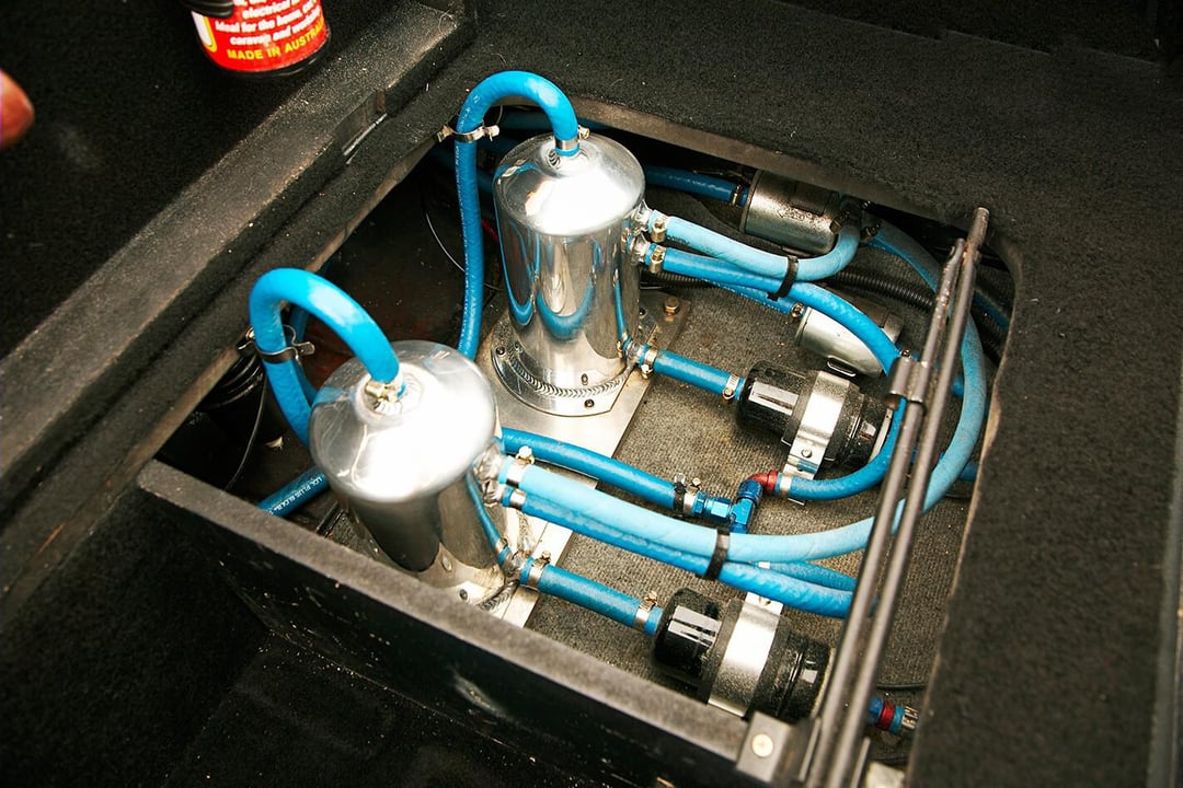 Twin turbo Mazda V6 powered Holden HR Ute - EVSHIFT