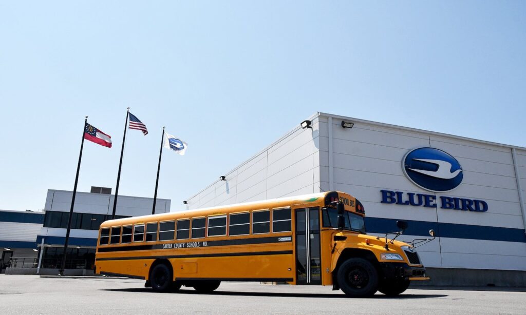 Blue Bird Debuts Next-Gen Electric School Bus with Longer Battery Range ...