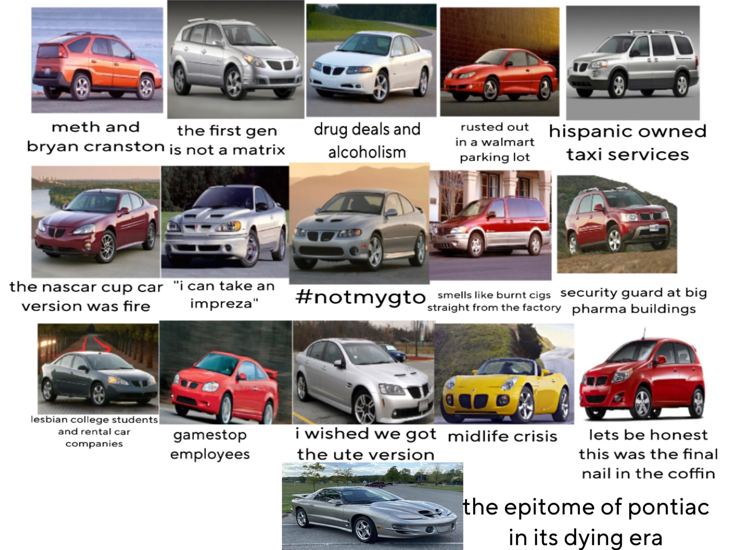 pontiac in the 2000s in a nutshell - EV Shift