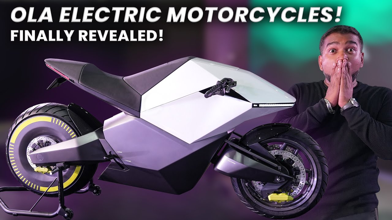 Ola Electric Bikes First Look - Everything You Need To Know - EVSHIFT