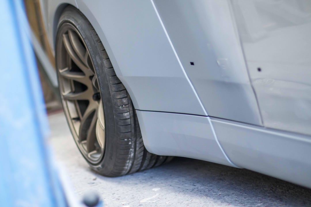 Making progress on the widebody GTR Wagon. Finally at the primer stage ...