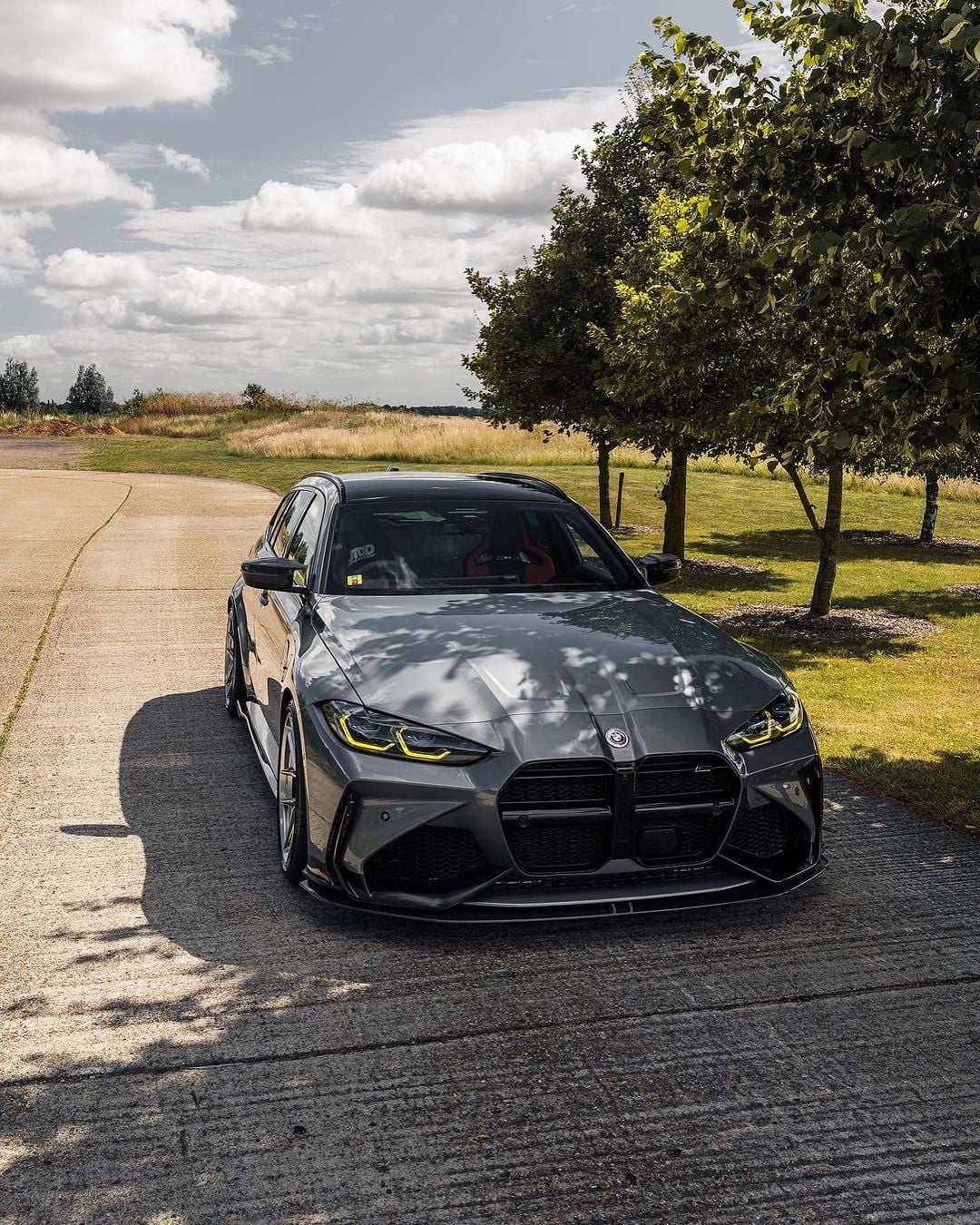 BMW M3 Touring with Adro Inc front bumper - EVSHIFT