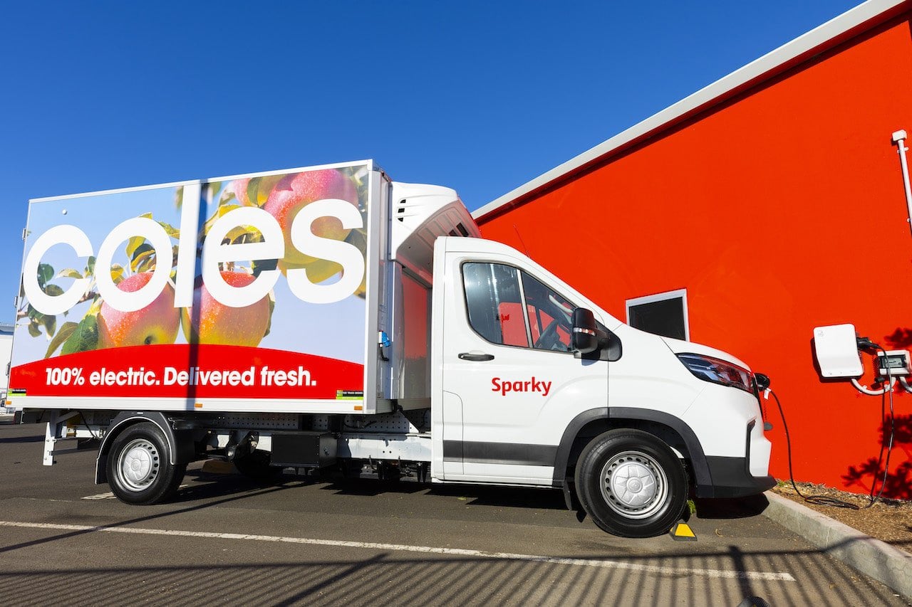 Coles introduces first fully electric delivery van in Australia - EVSHIFT