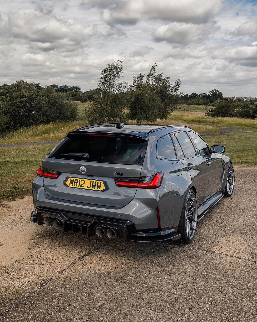 BMW M3 Touring with Adro Inc front bumper - EVSHIFT