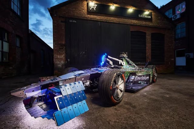 Envision Racing and artist Liam Hopkins teamed up to create a Formula E ...