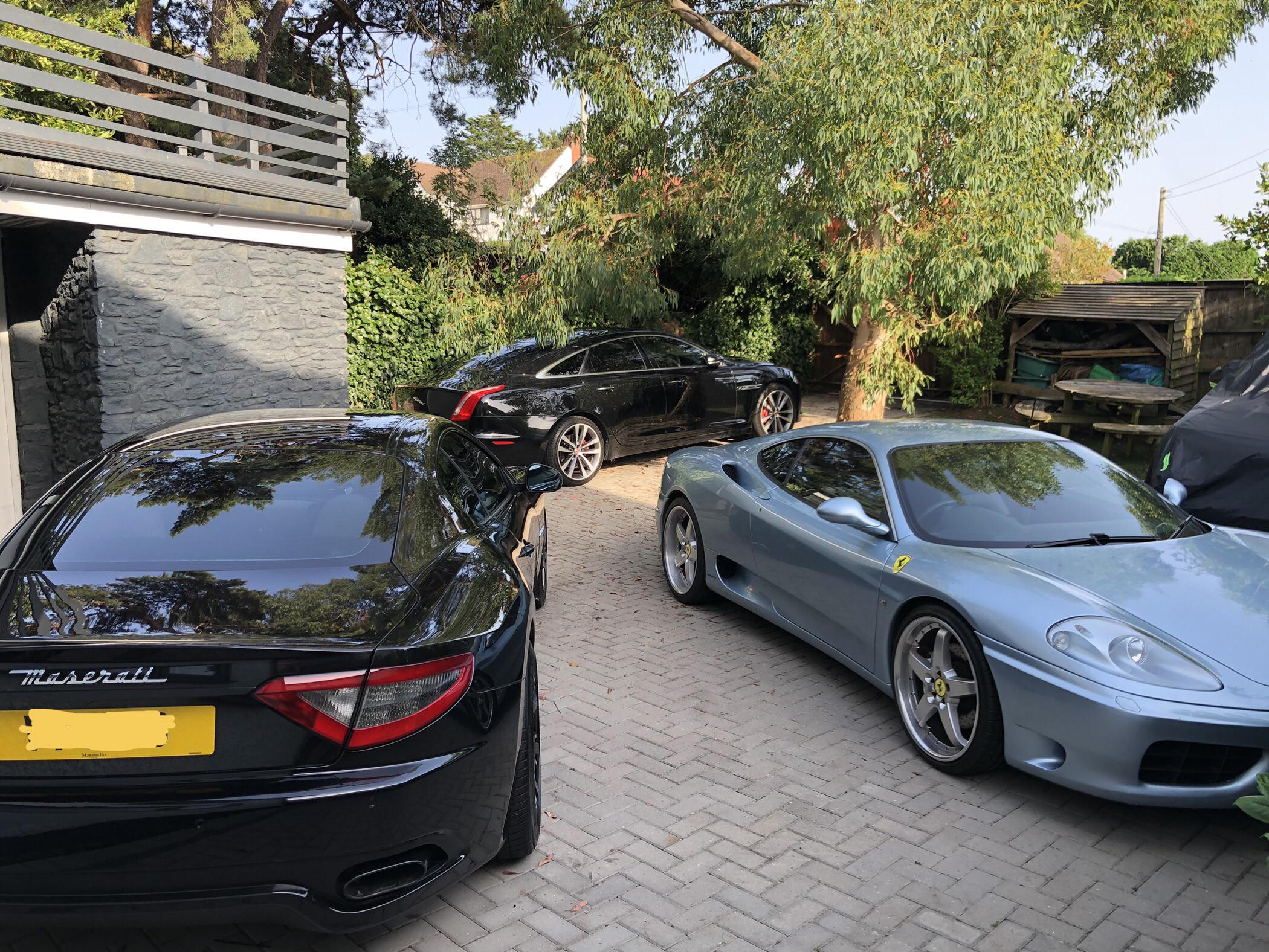 Building my own fast & furious driveway - Maserati GTS, Ferrari 360 ...