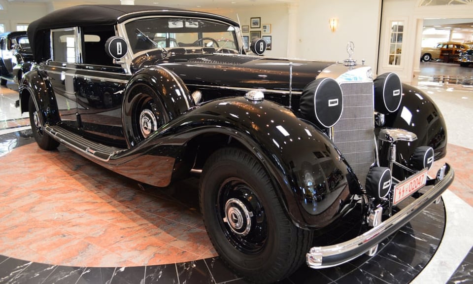 Hitler's armored Mercedes-Benz 770K Grosser. The car was equipped with ...