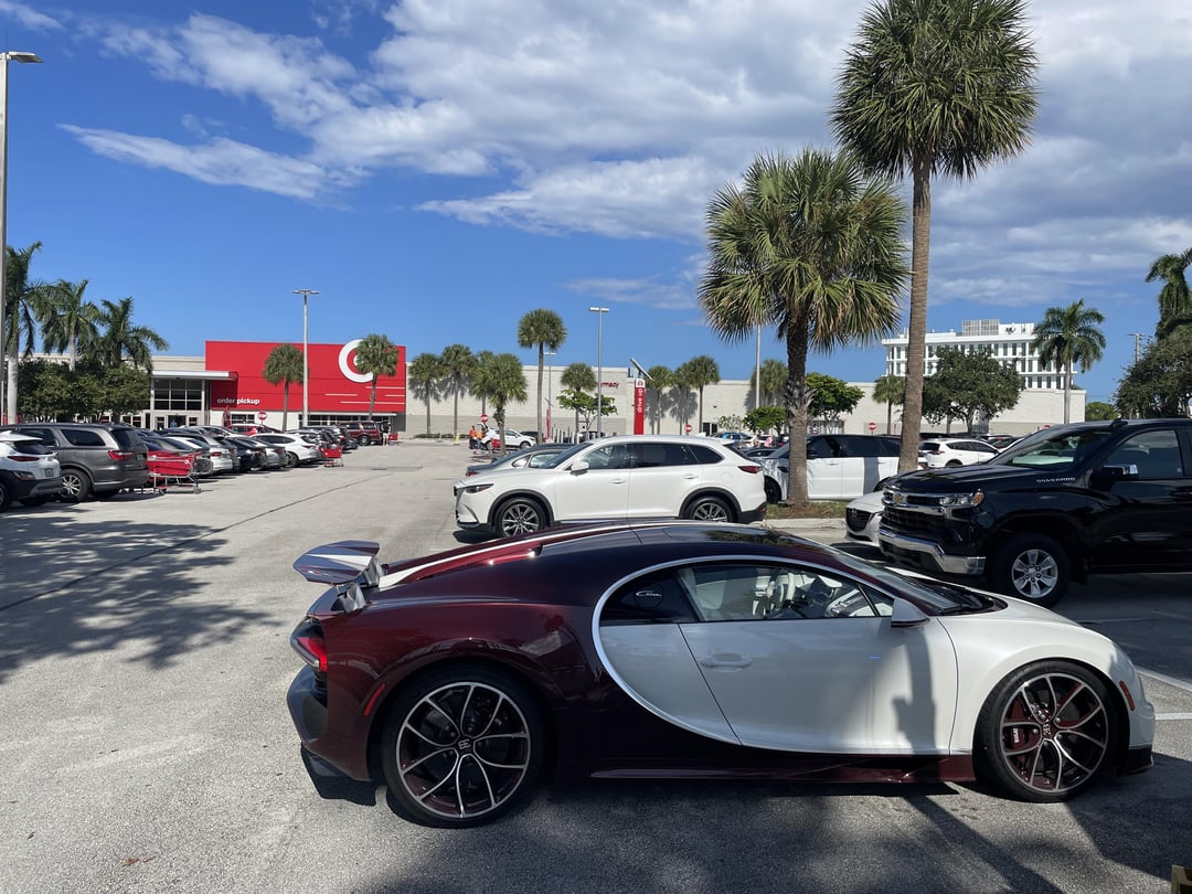 [Bugatti Chiron] at Target - EVSHIFT