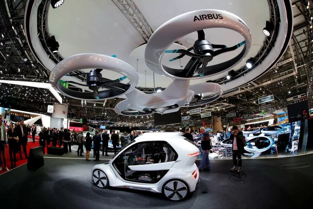 Audi-Airbus flying car by Italdesign - EVSHIFT