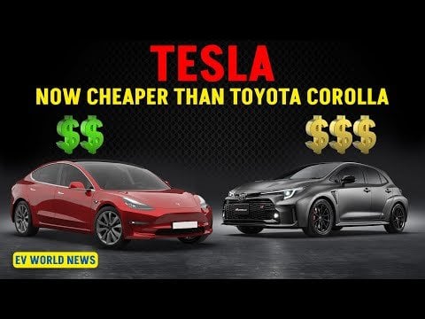 Tesla Prices Fall Below Average US Car Costs - EVSHIFT