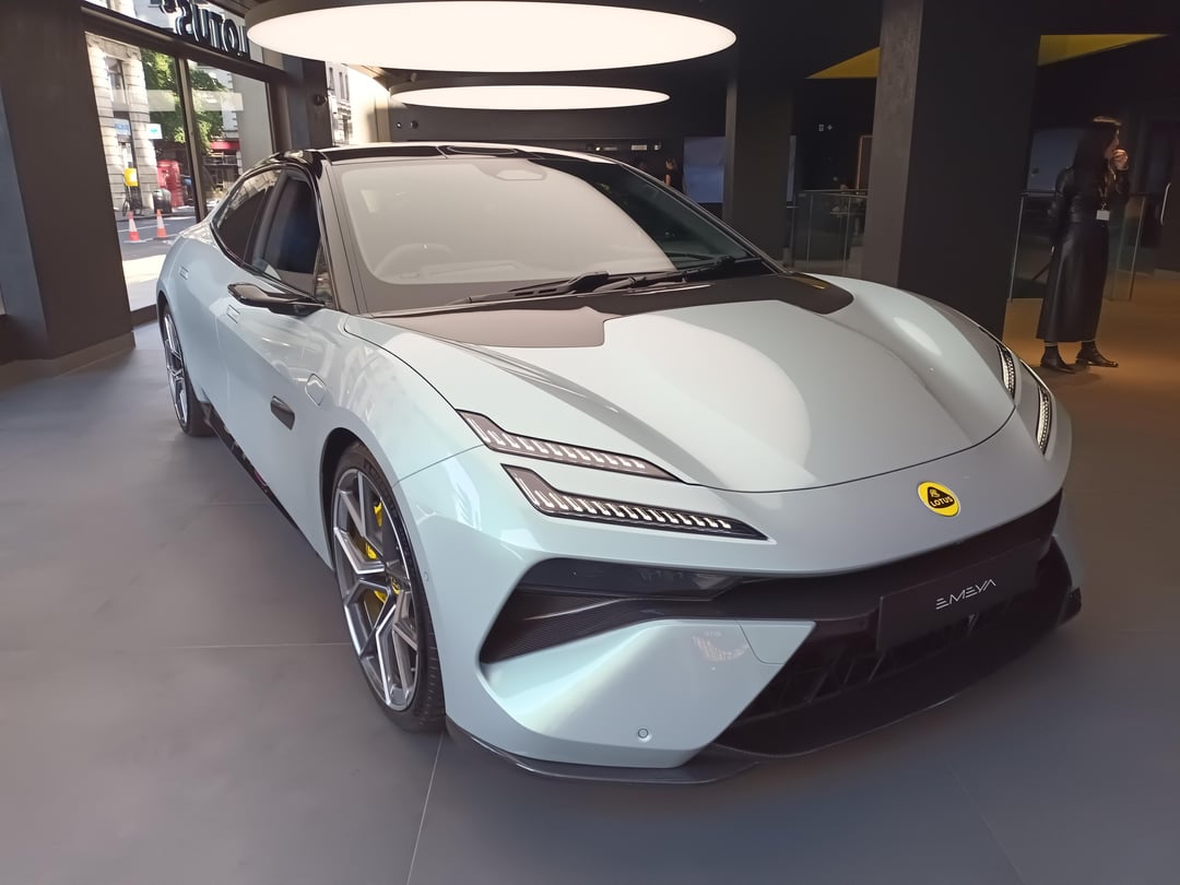 The new 2024 [Lotus Emeya] at Lotus Mayfair. Thoughts? - EVSHIFT