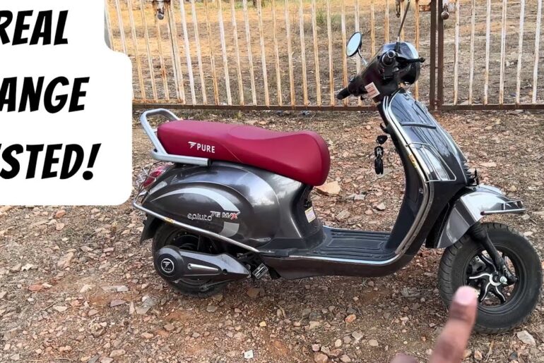 Real World Range Test Pure Ev Epluto 7g Max | New Electric Scooter With ...