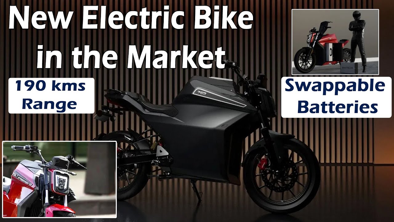 Svitch CSR 762 Electric Bike Overview | 190 Kms Range | Swappable ...