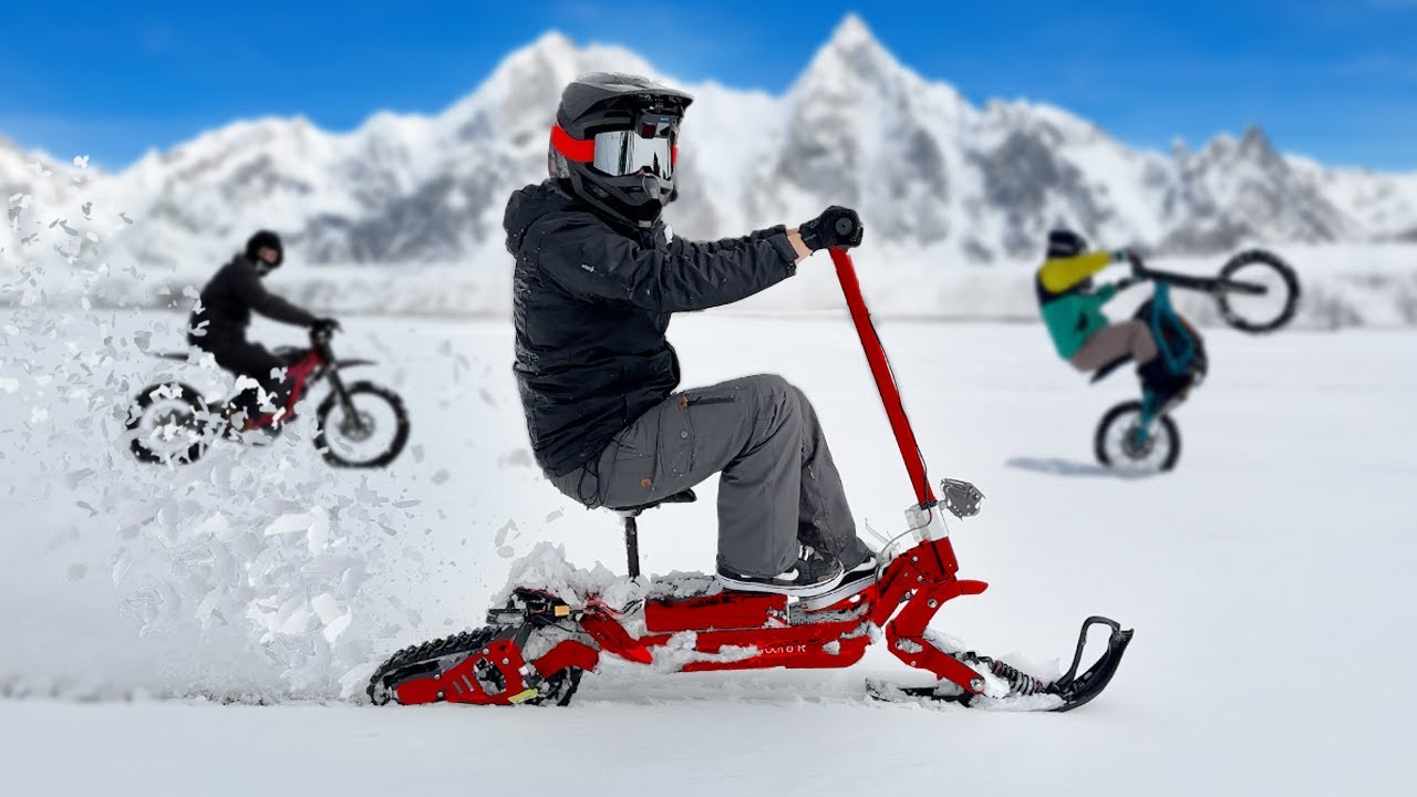 I Built an Electric Snow Scooter So You Don't Have To - EVSHIFT