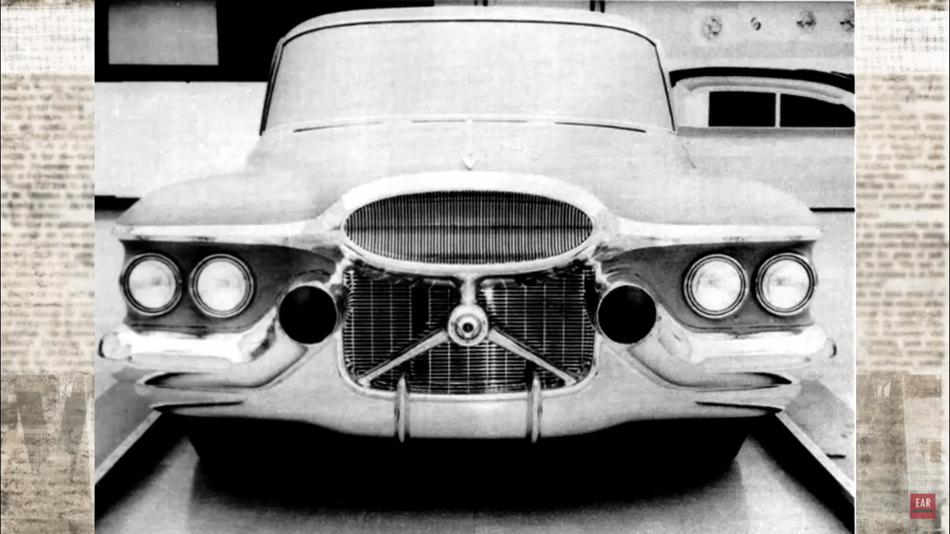 Harley Earl's original 1957 design for the 1959 Cadillac before it was ...