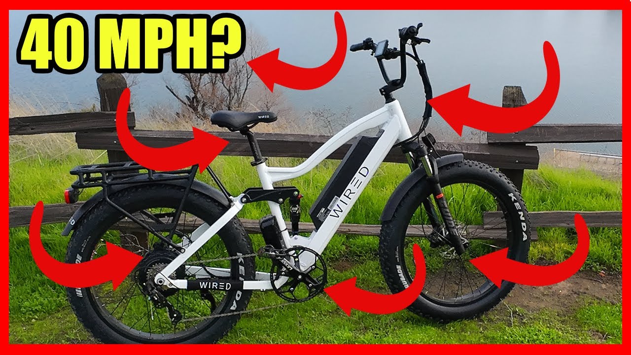 This 40 MPH E-BIKE Will Melt Your Face Off!! * 2024 Wired Freedom ...