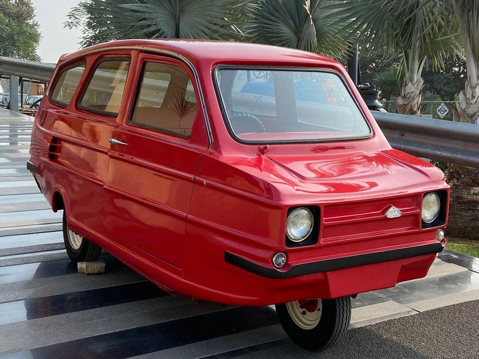 1975 Sipani Bidal, India’s first 3-wheeled car - EVSHIFT