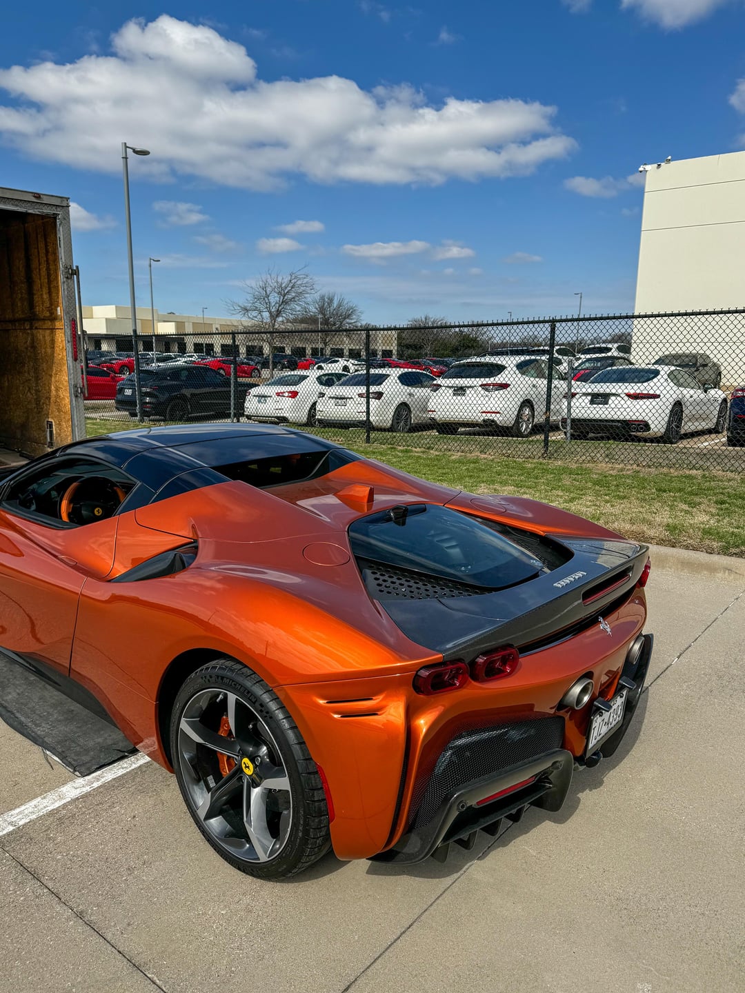 [Ferrari sf90 stradale] painted in a c6-gen corvette color known as ...