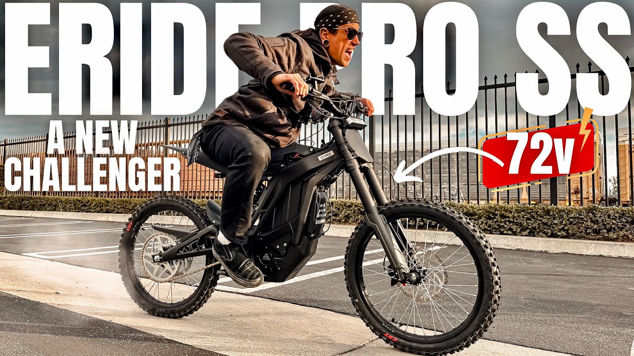 60 MPH E-Ride Pro SS 72V E-Bike | FASTER Than Sur Ron & Talaria | Watch ...