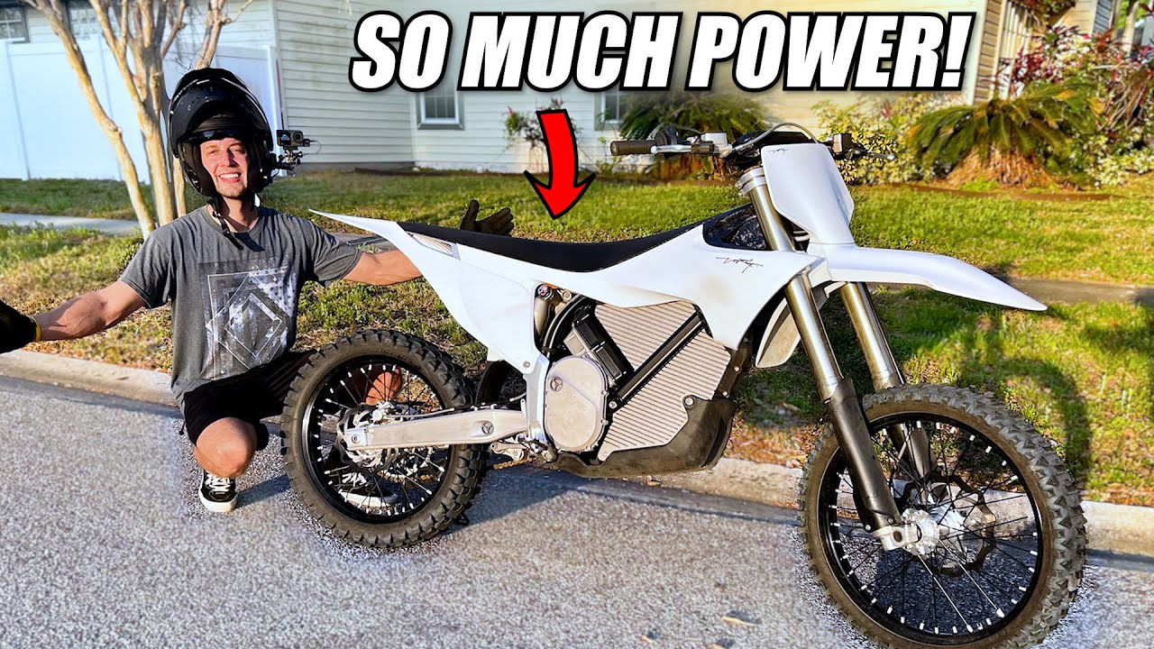 RIDING NEW STARK VARG ELECTRIC DIRT BIKE! - EVSHIFT