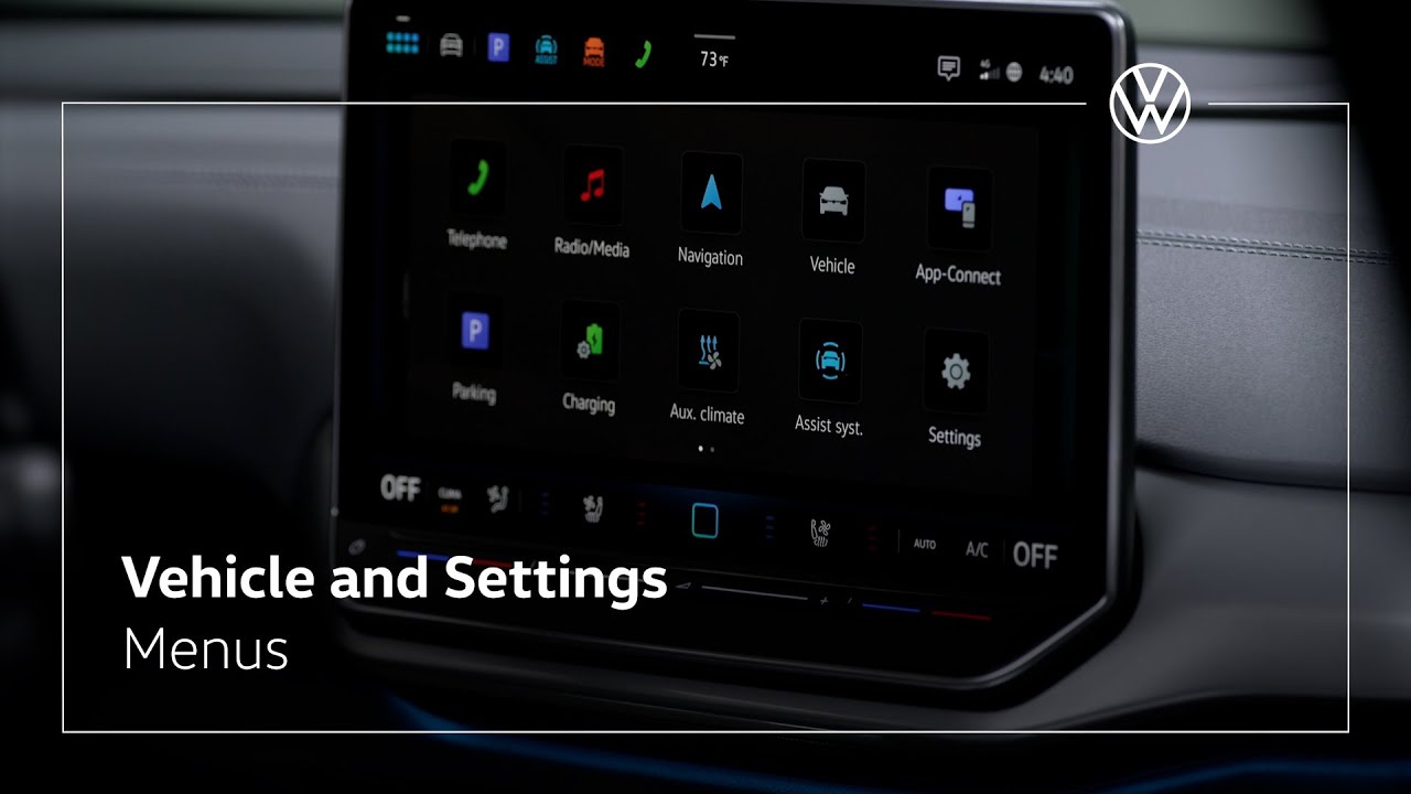 Vehicle and Settings Menus - EVSHIFT