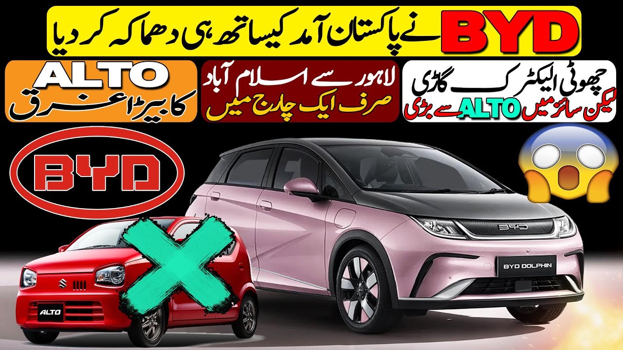 BYD Dolphin Launch in Pakistan Cheapest Electric Car Price Specs ...
