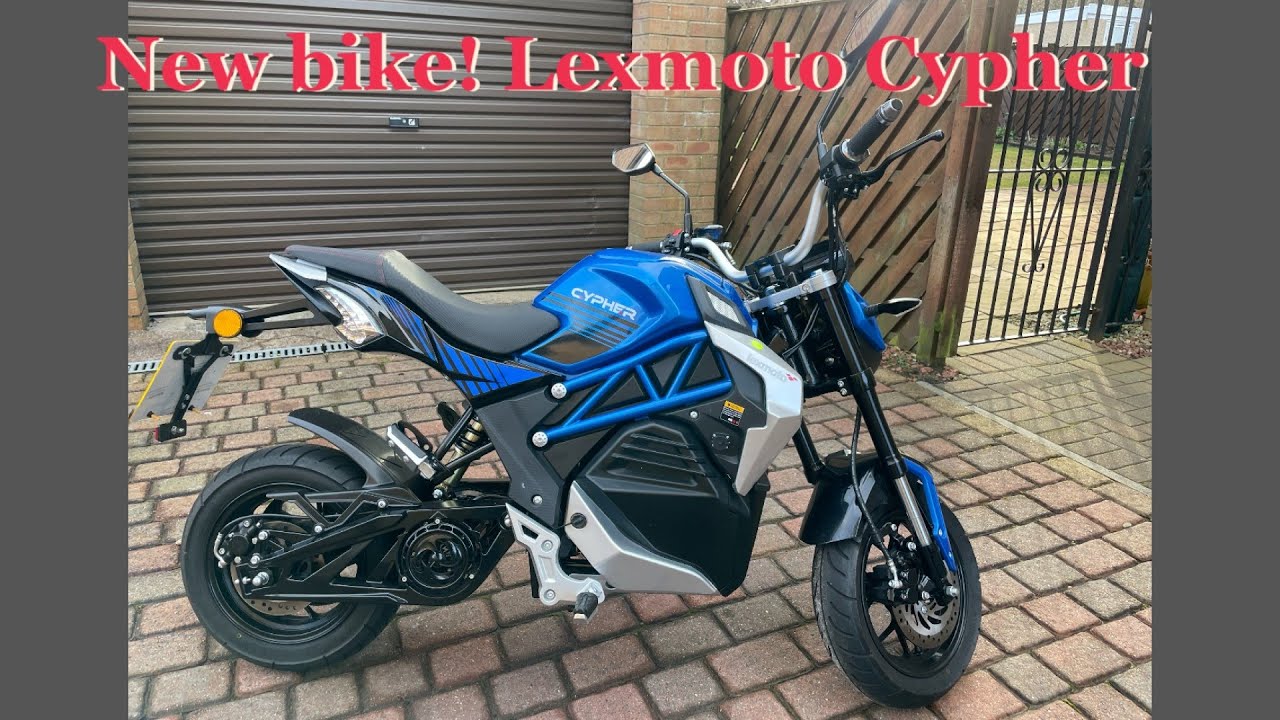 New bike! Lexmoto Cypher Review and ride 50cc electric bike - EVSHIFT