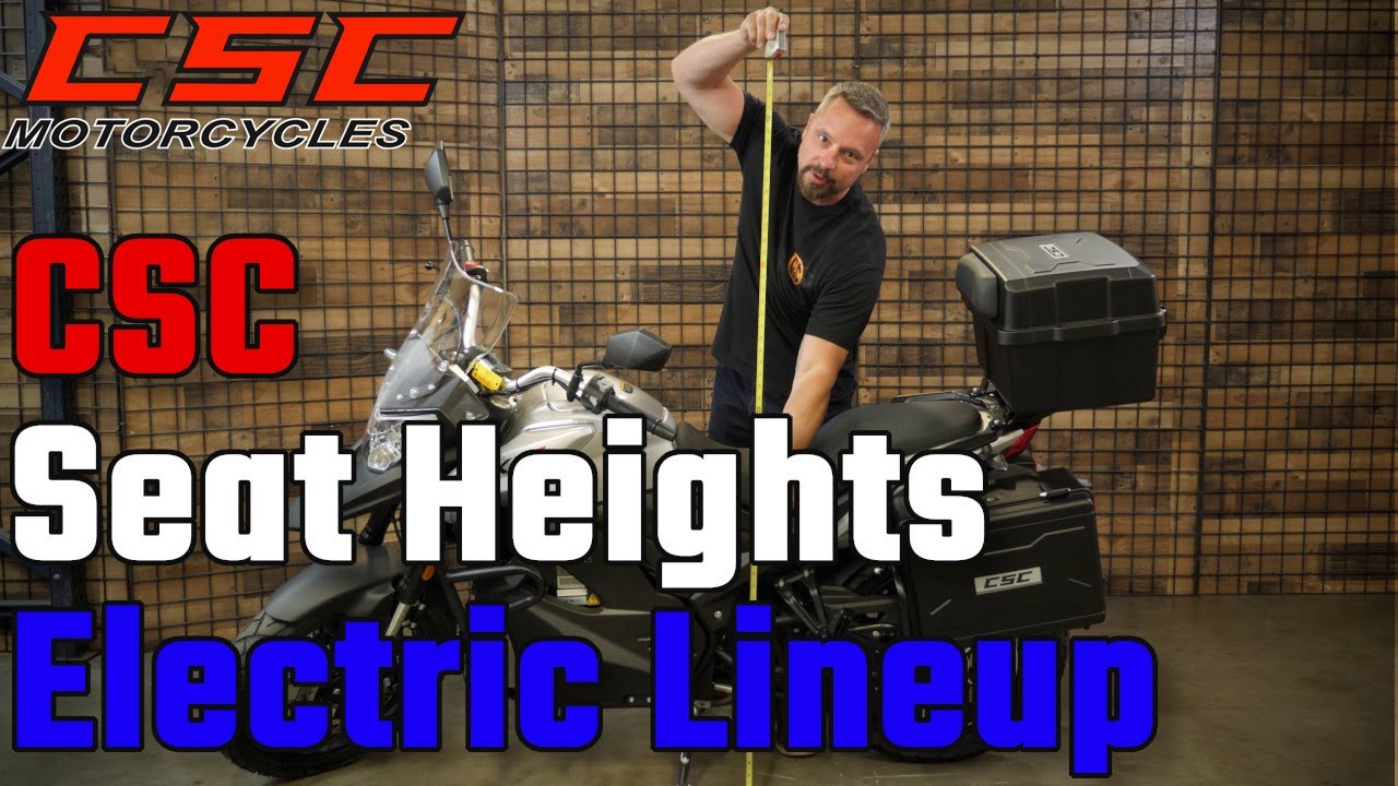 Compare the Seat Height on CSC Electric Motorcycles & Electric Scooters ...