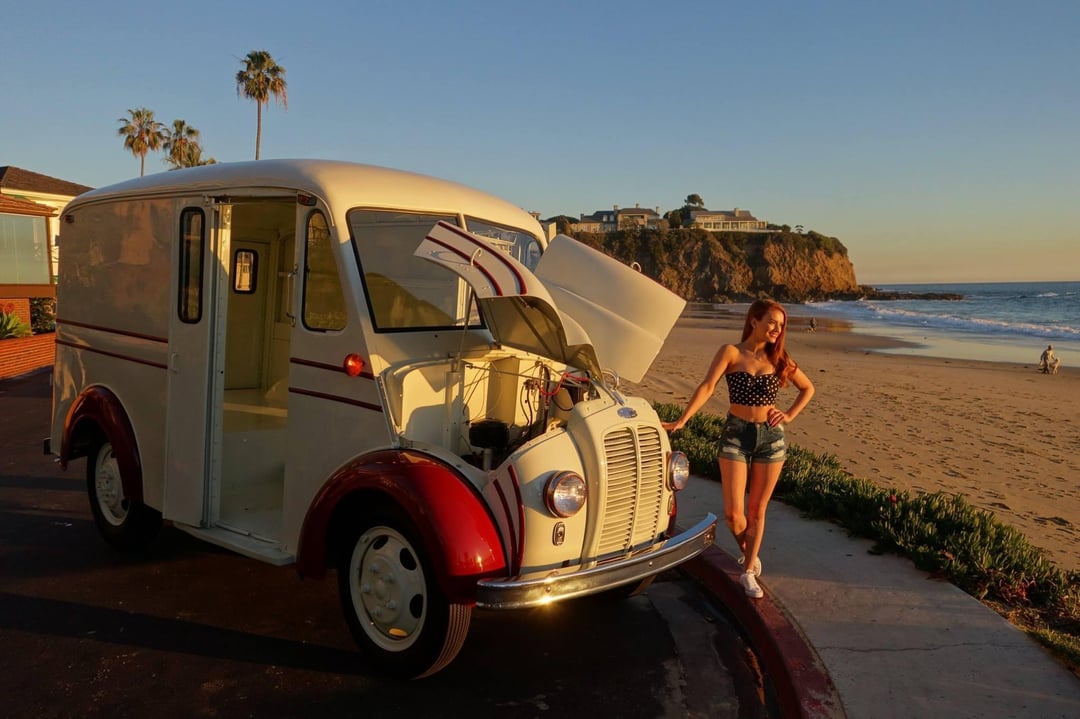 A couple more of our Divco model mascots and the engine bay, as ...