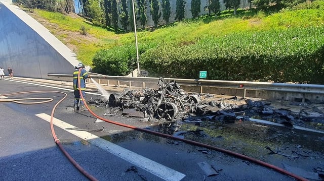 [Koenigsegg Jesko] burnt down in Greece - EVSHIFT