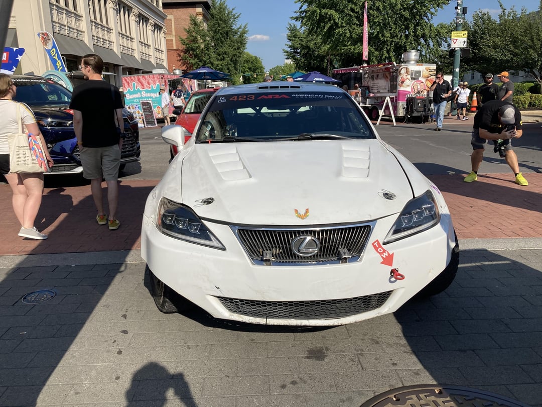 Lexus IS350 rally cars from River City Rally - EVSHIFT