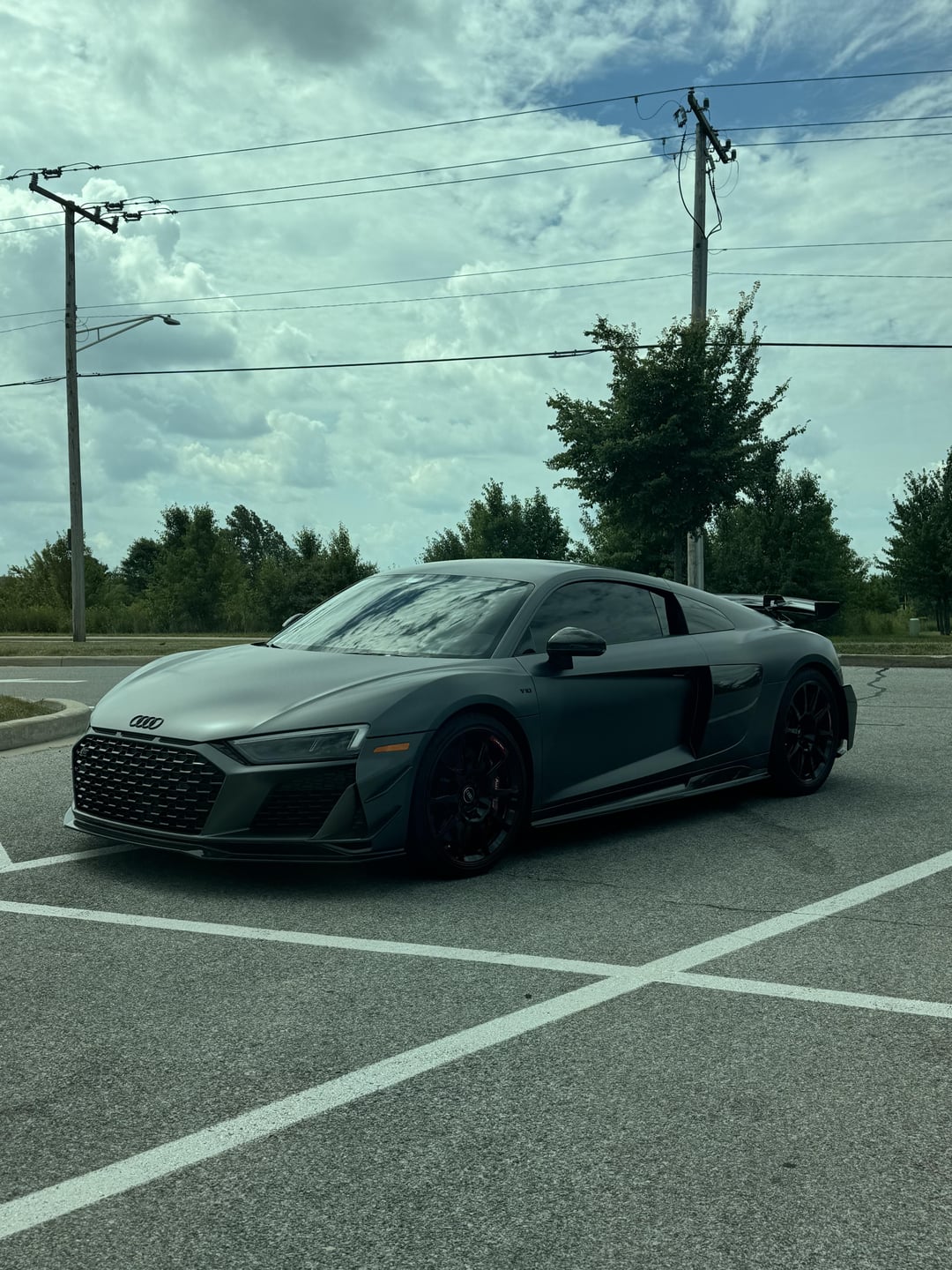 [R8 GT] at my local YMCA in Indiana, wearing Montana plates hah - EVSHIFT