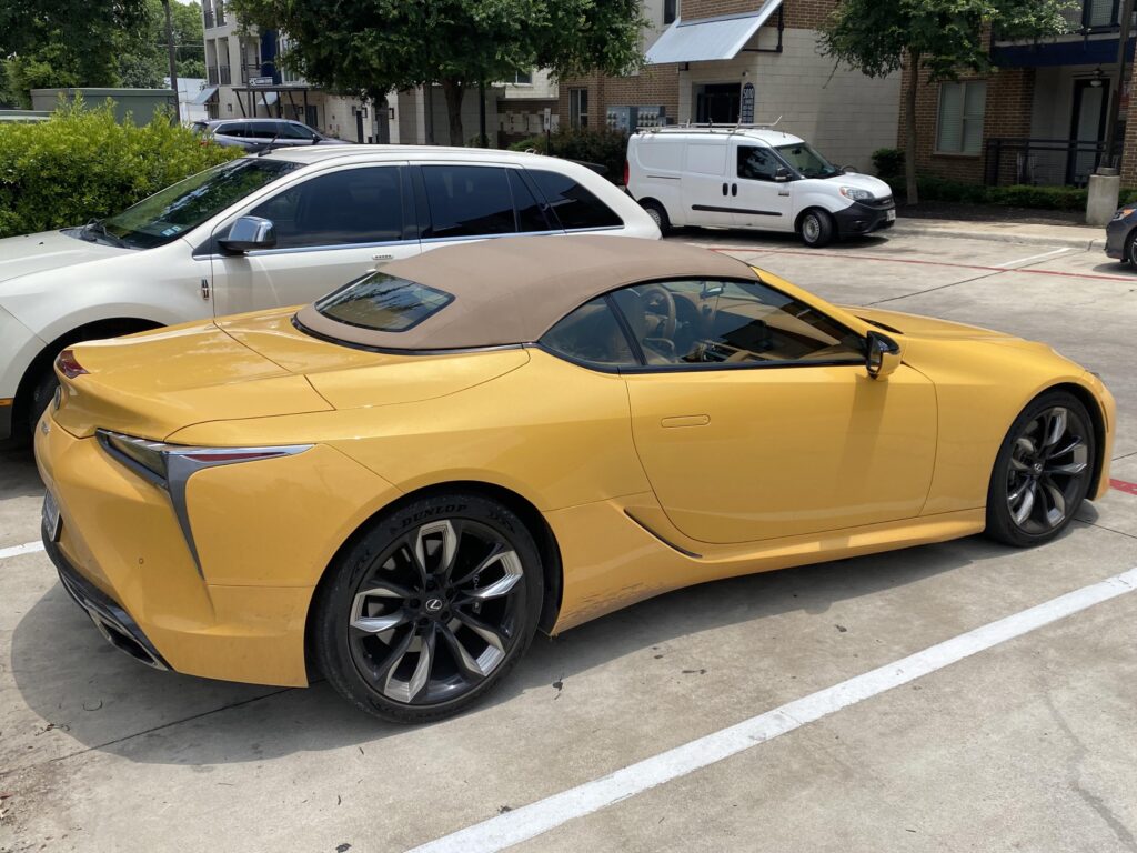 [Lexus LC500] with a tan top and matching interior…who knew? - EVSHIFT