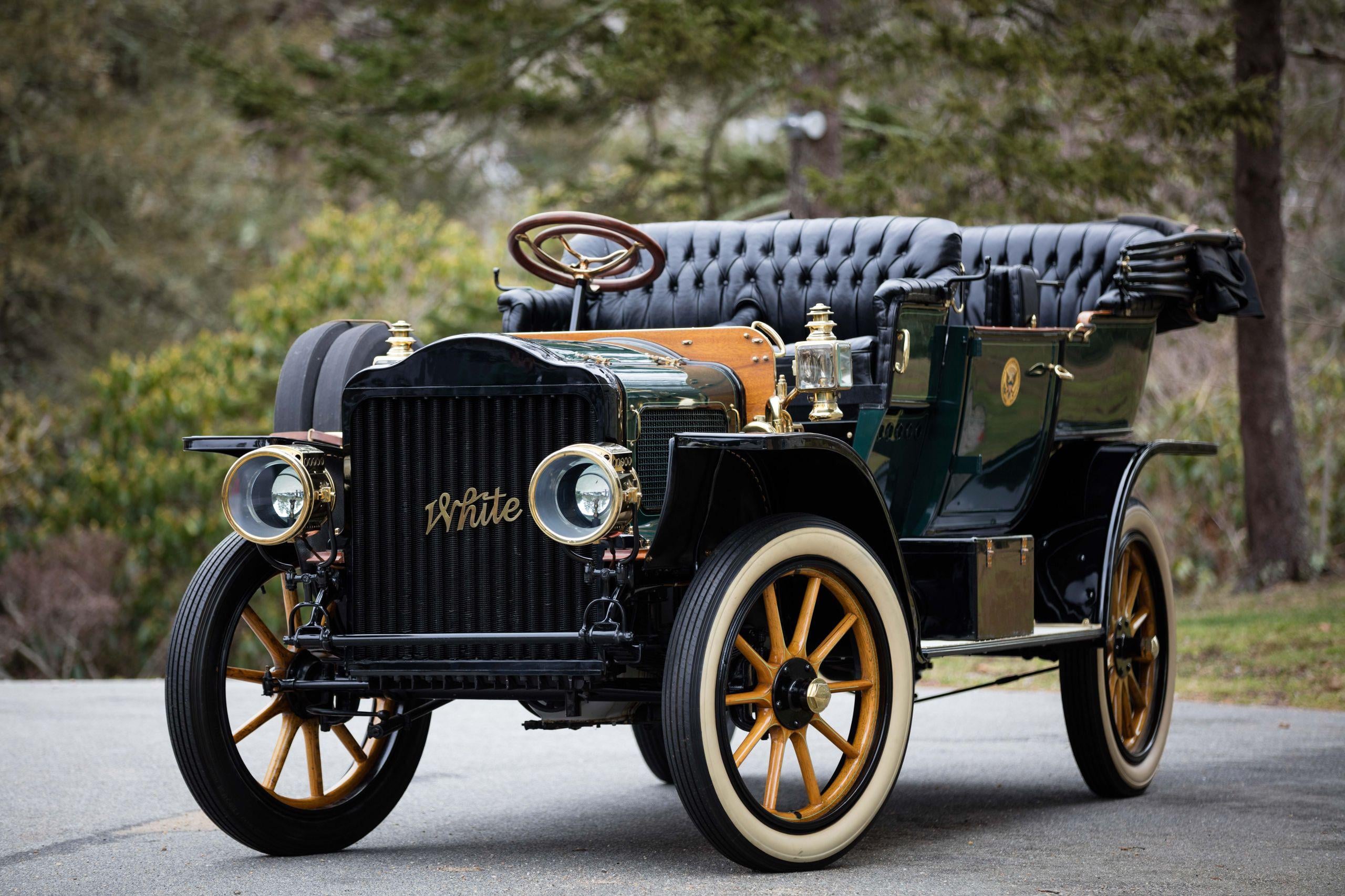 1909 White Model M Steam Car - EVSHIFT