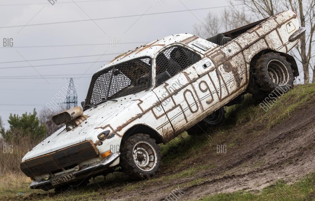 Some examples of Soviet sedan, GAZ-24 Volga, converted into a ute ...