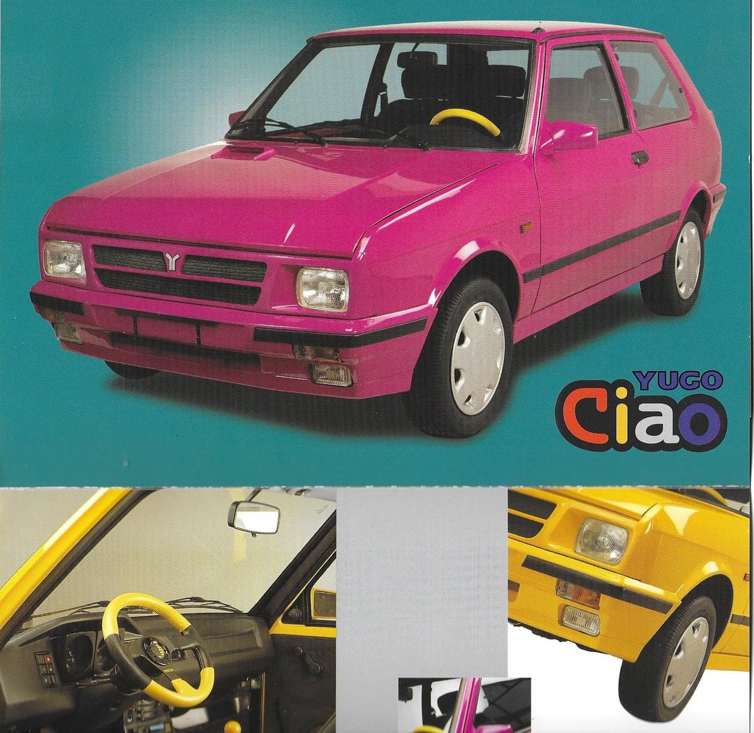 2000 Yugo Ciao, modernization attempt of the Yugo from the 90s, with a ...