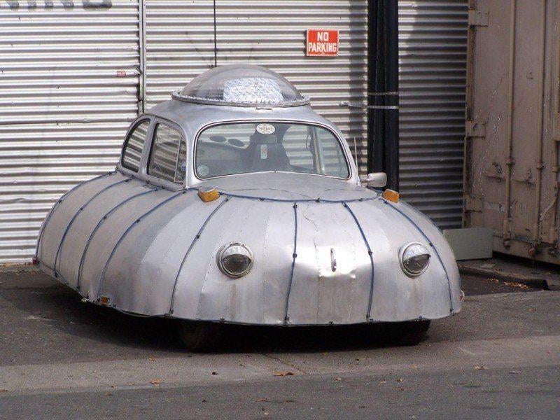 Volkswagen Beetle converted to a flying saucer - EVSHIFT