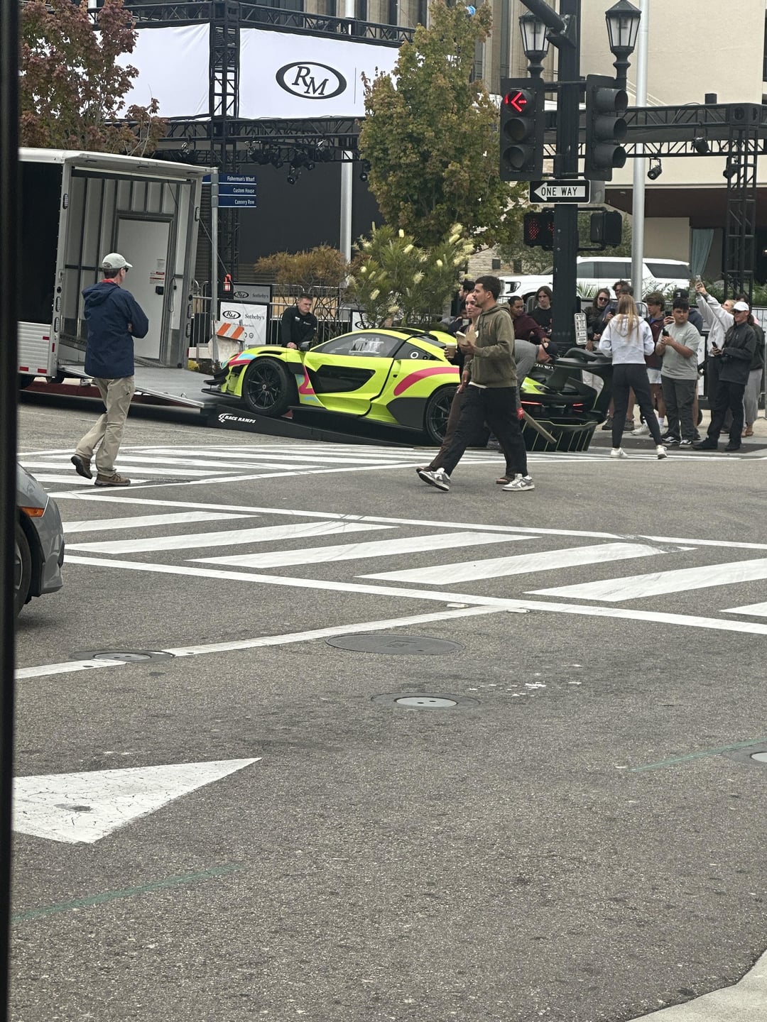 [Mclaren Senna] spotted walking around Monterey - EVSHIFT