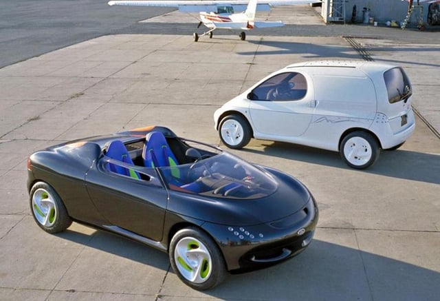 1990 Ford Zig and Zag by Ghia. The concepts were based on the Ford B ...
