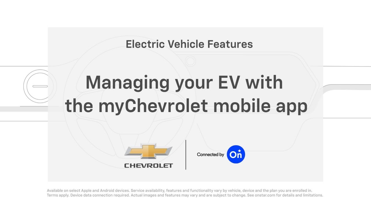 How to Manage Your EV with MyChevrolet Mobile App | Chevrolet - EVSHIFT