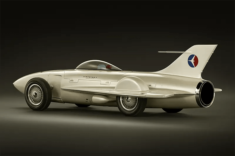 General Motors Firebird 1, a concept car presented at the 1953 Motorama ...