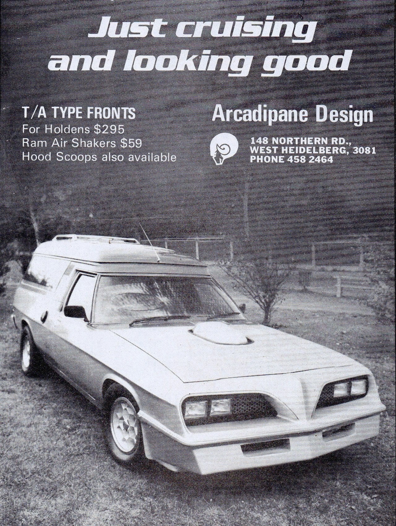 Arcadipane was a company that produced kits for Australian cars to make ...