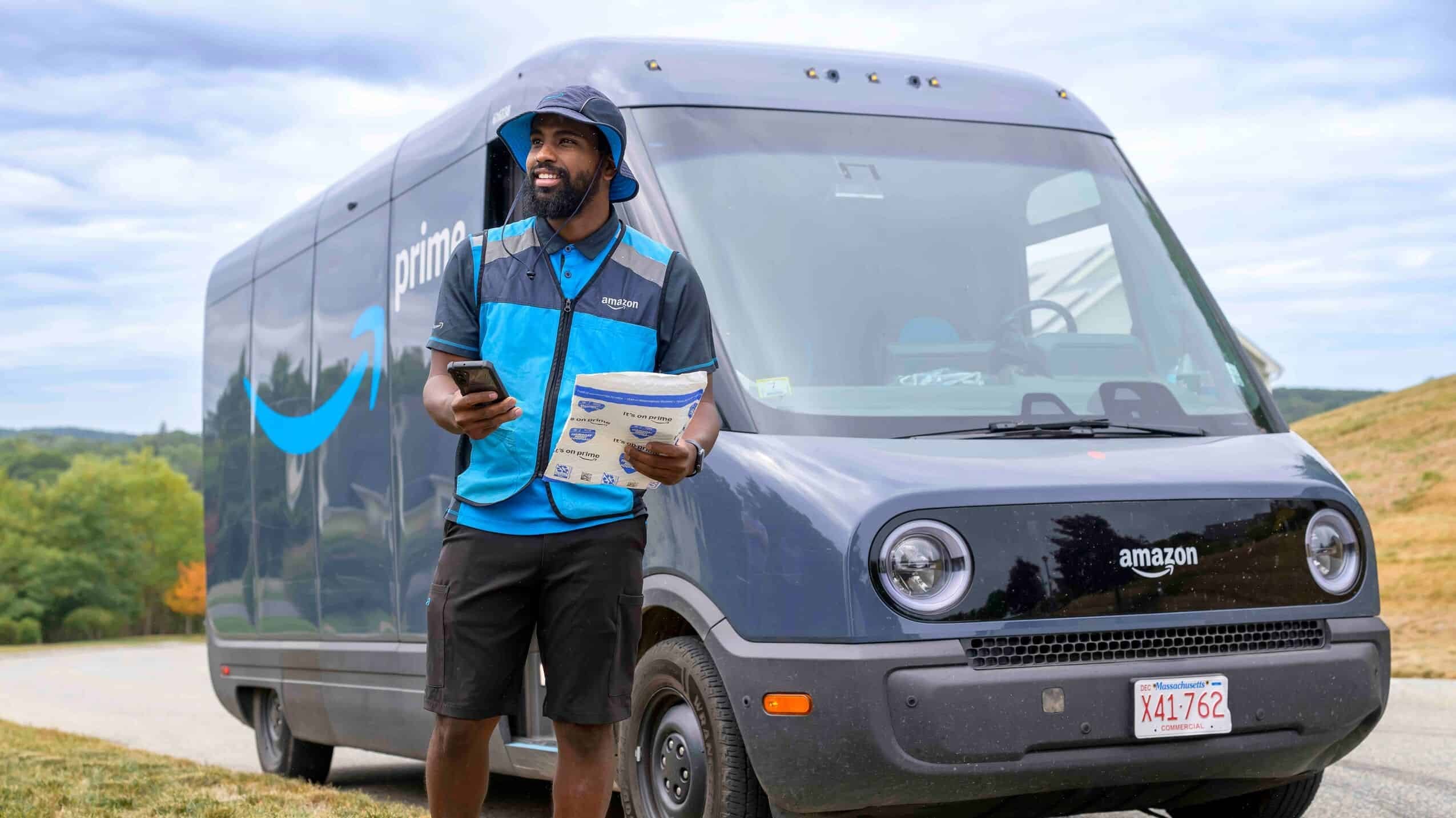 Amazon to Deploy 1,000 Rivian Electric Delivery Vans with Vision ...
