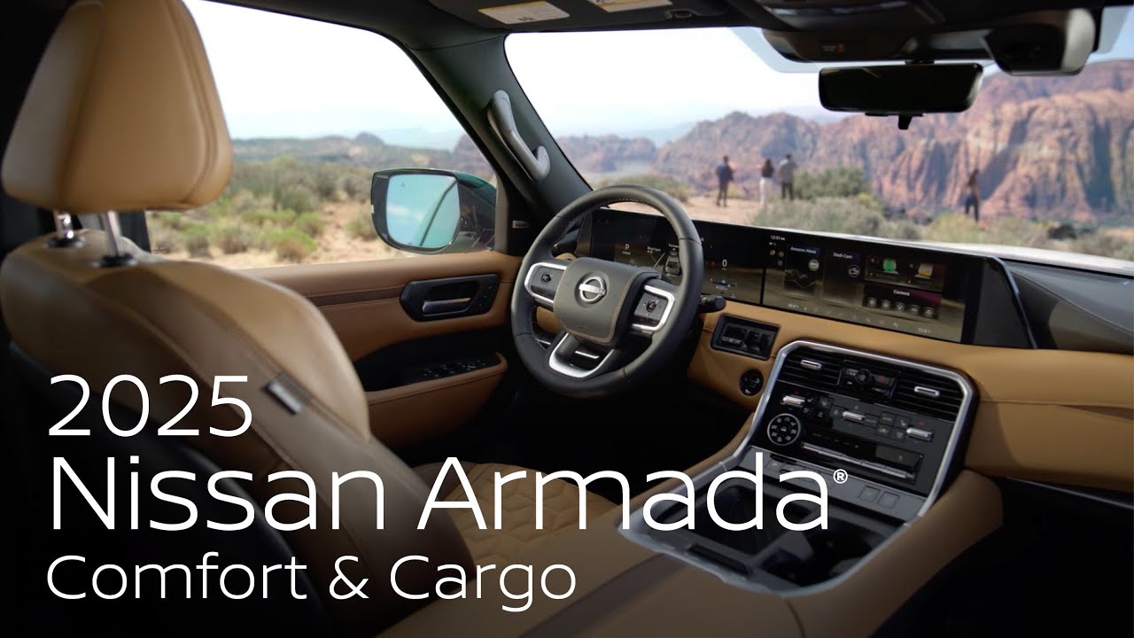 All New 2025 Nissan Armada® SUV | Comfort & Cargo Features - EVSHIFT